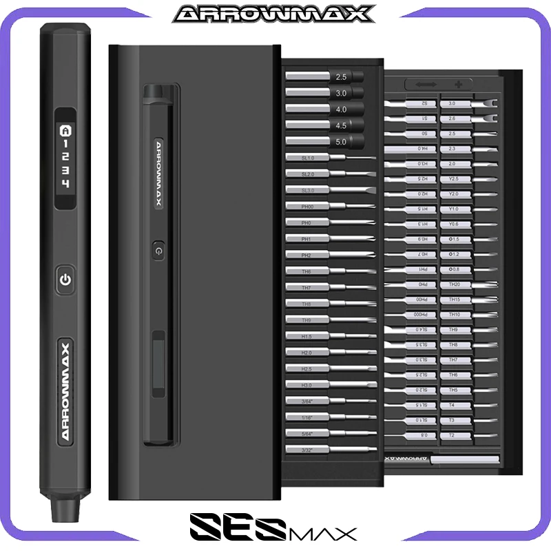 ARROWMAX-SES-Max-Precision-Electric-Screwdriver-Set-Smart-Motion-Control-Torque-Rechargeable ...