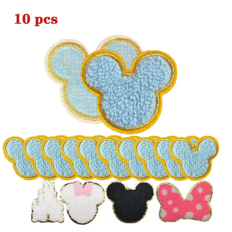 10-pcs-Fashion-Cartoon-Cloth-Patches-towel-Embroidered-Patches-Iron-on ...