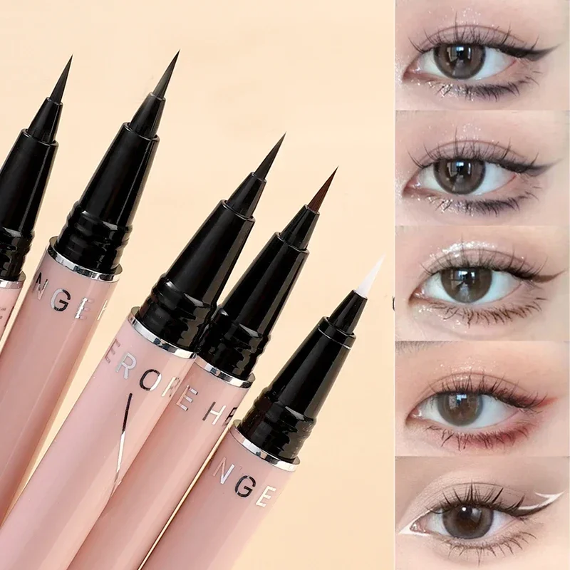 5-Colors-Waterproof-Eyeliner-Pen-Lasting-Brown-Red-Black-Matte-Quickily ...