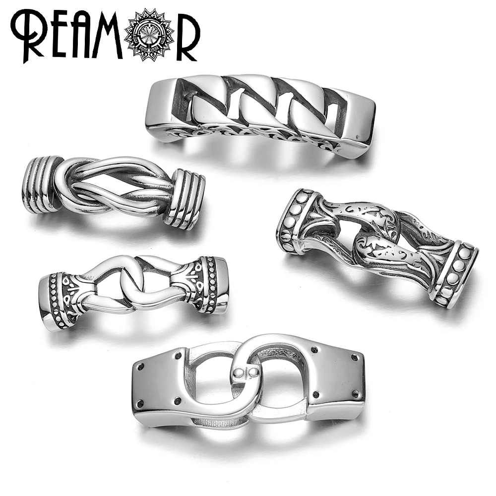 REAMOR-2pcs-Stainless-Steel-Infinity-Knot-Viking-Connectors-For-12-6mm ...