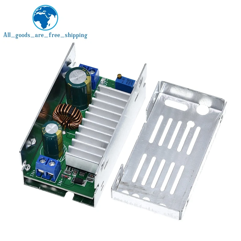TZT 200W MAX DC-DC Boost Converter 6V-55V 10A Adjustable Step Up ...