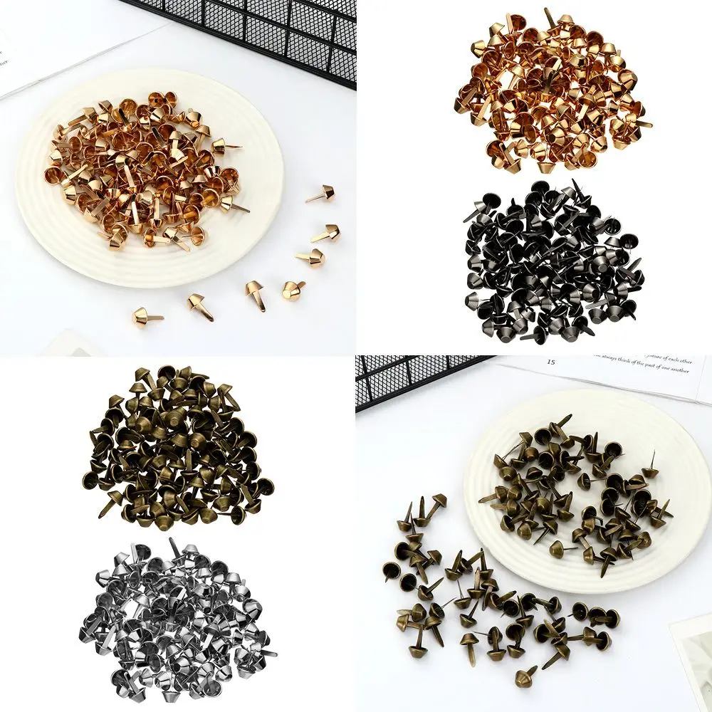 100pcs-12mm-Metal-Feet-Rivets-Studs-Pierced-For-DIY-Purse-Handbag ...