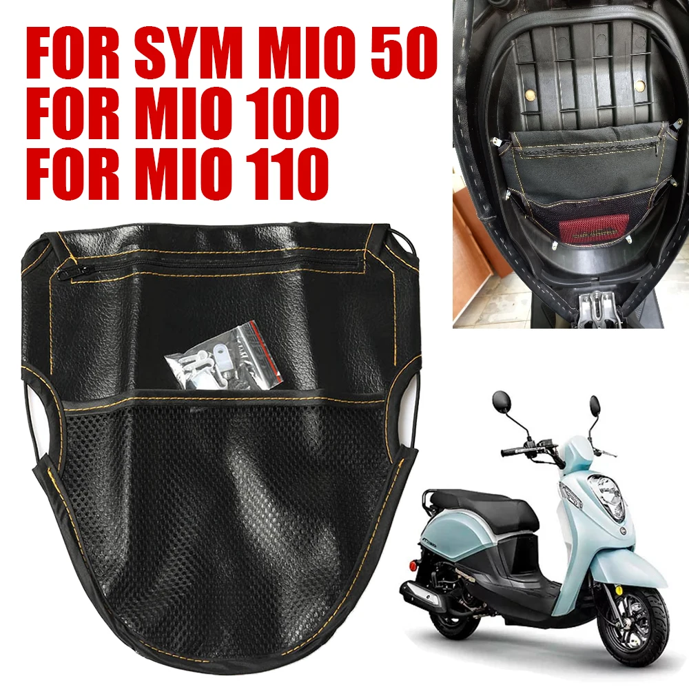 For Sym Mio 50 100 110 Mio Mio50 Mio100 Mio110 Motorcycle Accessories Under Seat Storage Bag ...