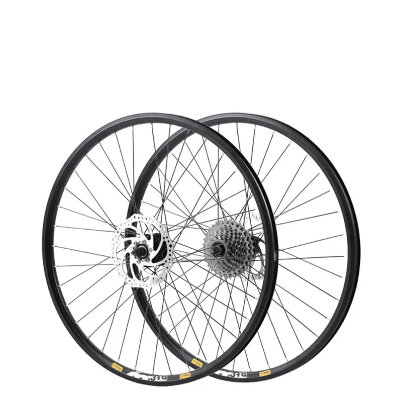 Disk-Bike-Bicycle-Wheel-700c-Wheelset-Rim-Brake-26-27-5-29-Inches-Alloy ...
