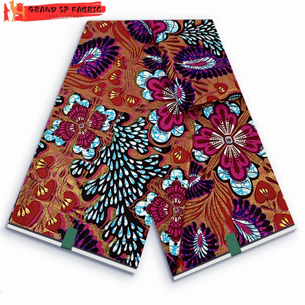 Grand-Super-100-Cotton-African-Wax-Fabric-High-Quality-Wax-Print-Ankara ...