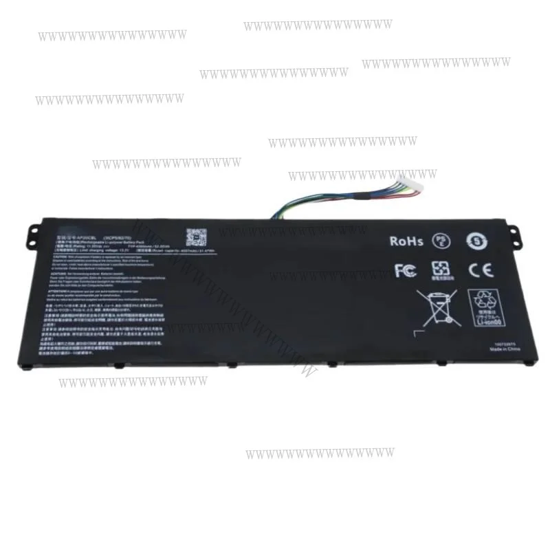 HD Laptop Battery AP20CBL, 11.55V, 53Wh, 4590mAh, for Acer Aspire 5 ...