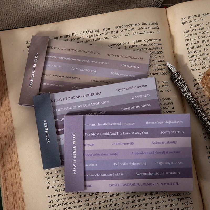 English-Library-Series-English-Phrases-Stickers-book-Journal-Decorative ...