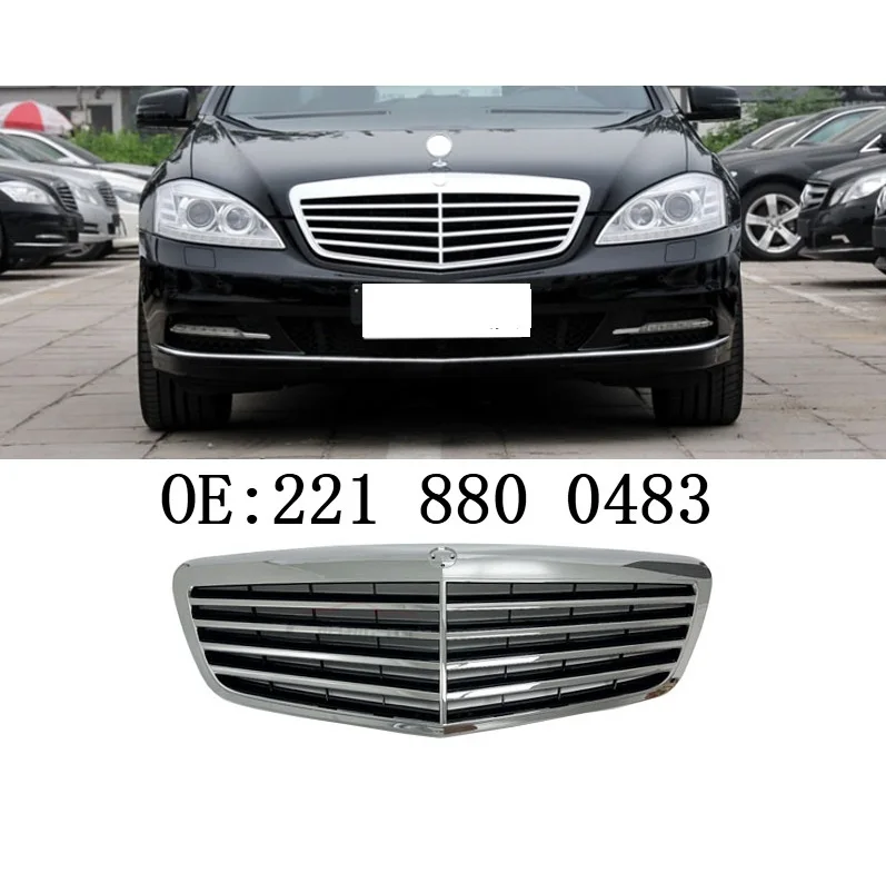 Front-bumper-grille-For-Mercedes-Benz-S-Class-W221-2010-2013-OEM-221 ...