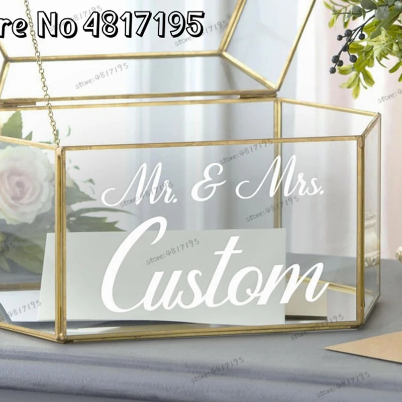 Mr-Mrs-Wedding-Decal-Personalized-Surname-Wedding-Decal-Sticker-Card ...