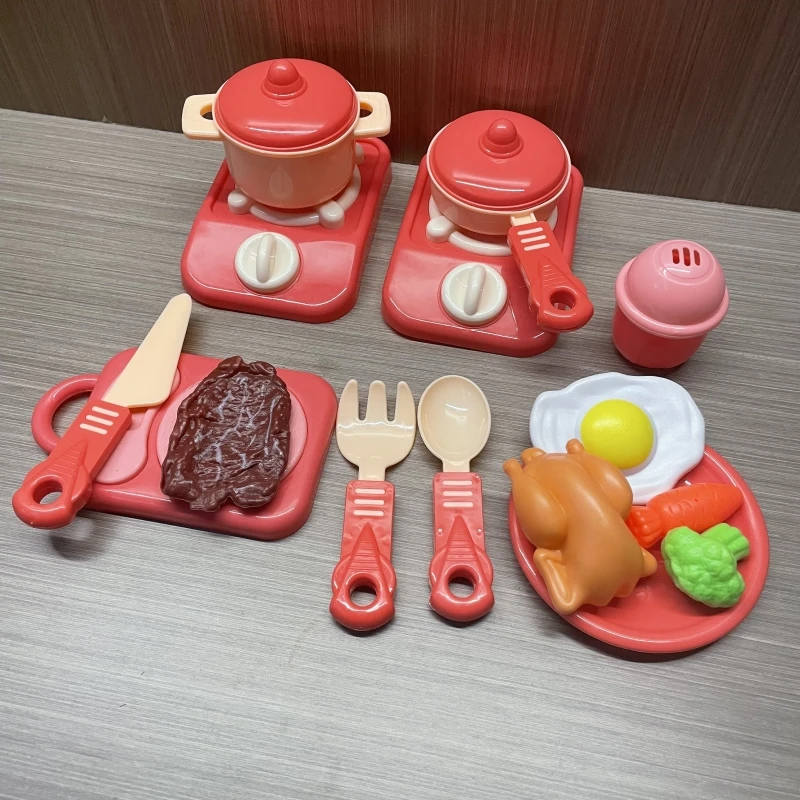 15PCS Children Pretend Simulated Kitchen Toys Cookware Toys Fruit and ...