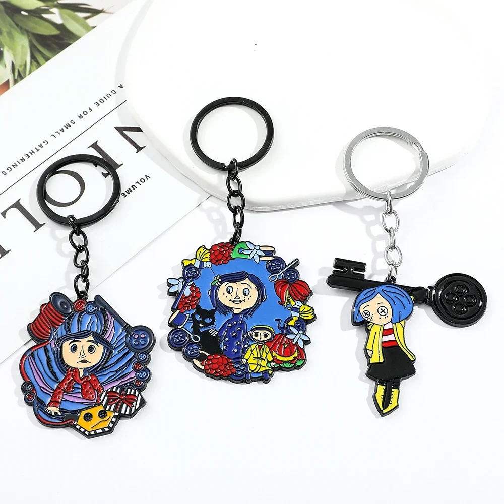 Disney-Coraline-The-Secret-Door-Inspired-Keychain-for-Women-Men-Movie ...