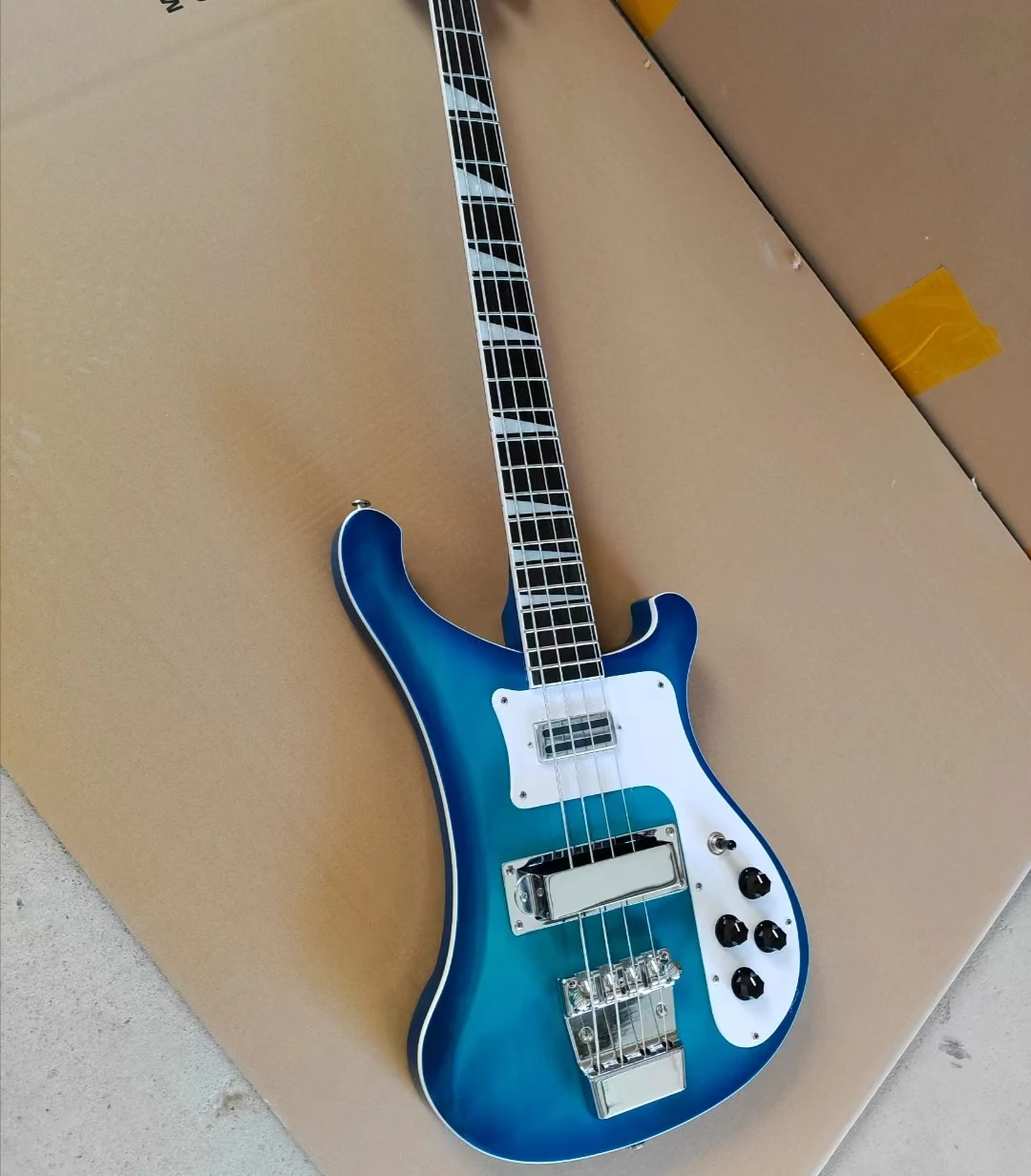 Blue-Electric-Bass-Real-Photos-Very-High-End-and-Nice-Stage-Performance ...