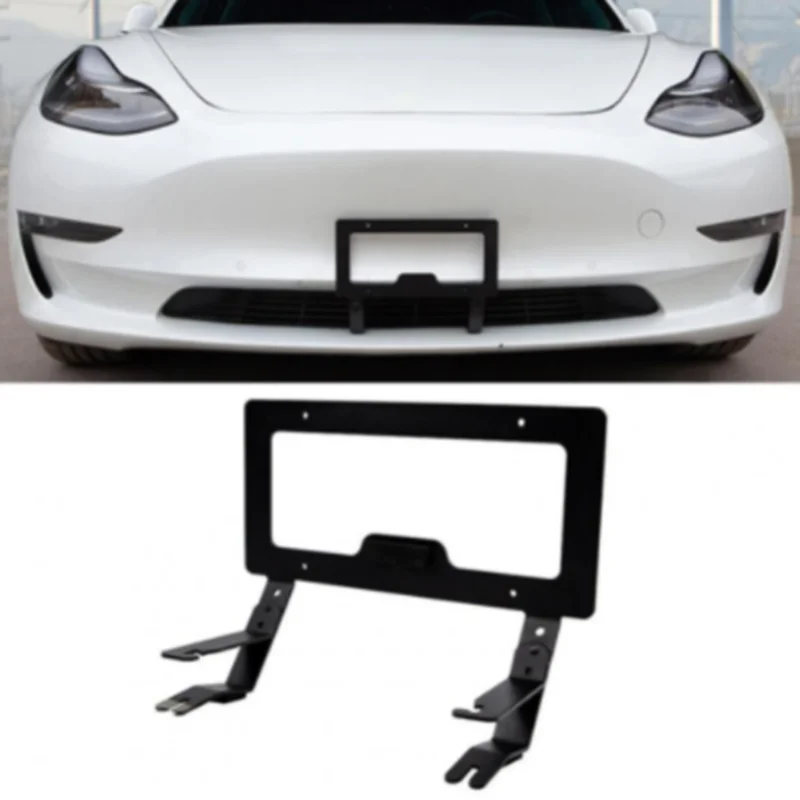 Car-License-Plate-Frame-for-Tesla-Model-3-ModelY-Front-Plate-Frame ...
