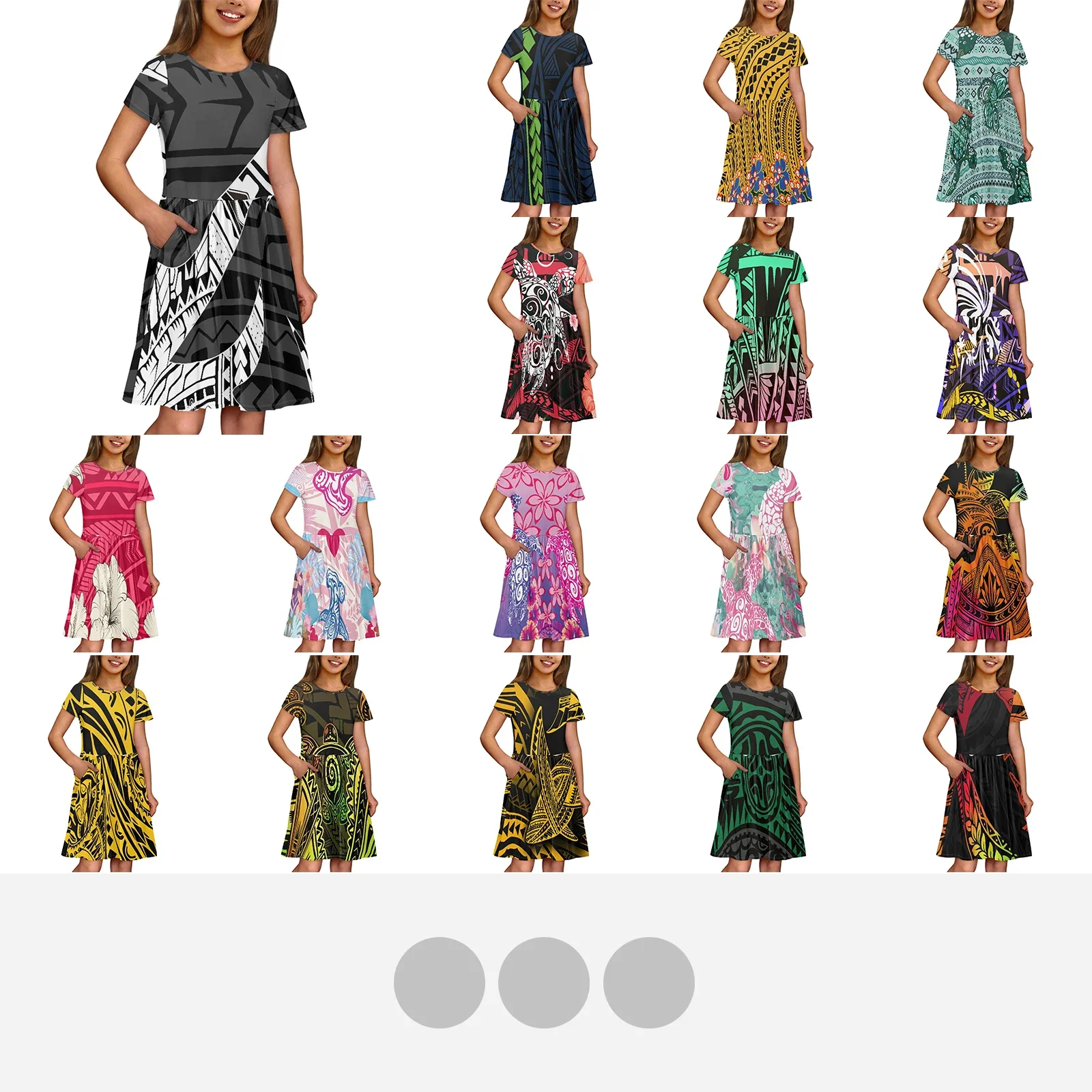 Polynesian-Tribal-Pohnpei-Totem-Tattoo-Prints-Comfort-Soft-Child-Black ...