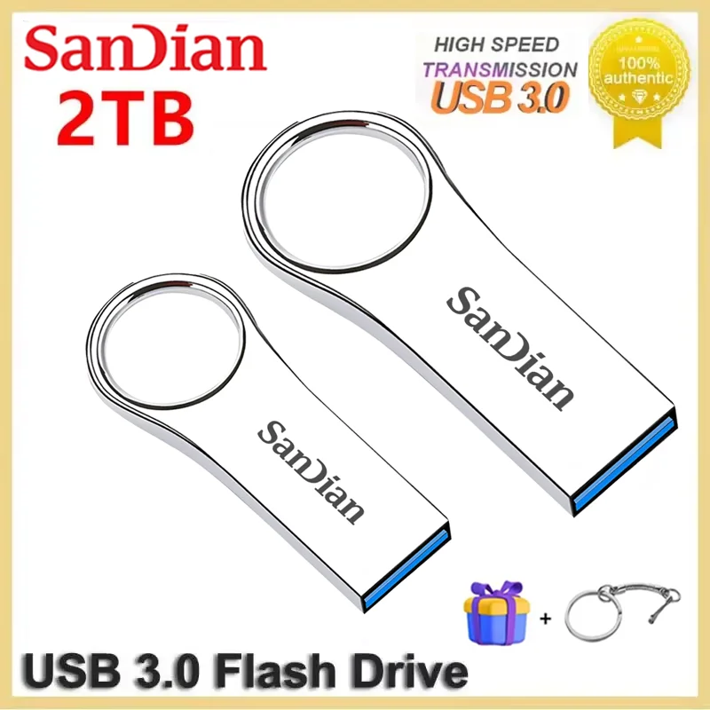 Unidade-Flash-USB-de-Alta-Velocidade-Pendrive-Metal-Disco-para-Mesa-PC ...