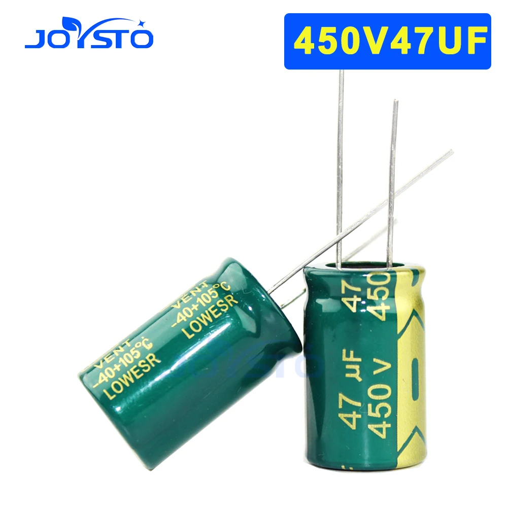 2PCS Aluminum electrolytic capacitor 47 uF 450 V 16 * 25 mm frekuensi ...