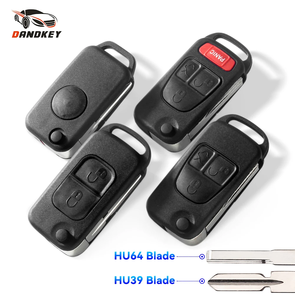 KEYYOU 1 Button Flip Folding Keyless Entry Remote Key Fob Case Shell ...