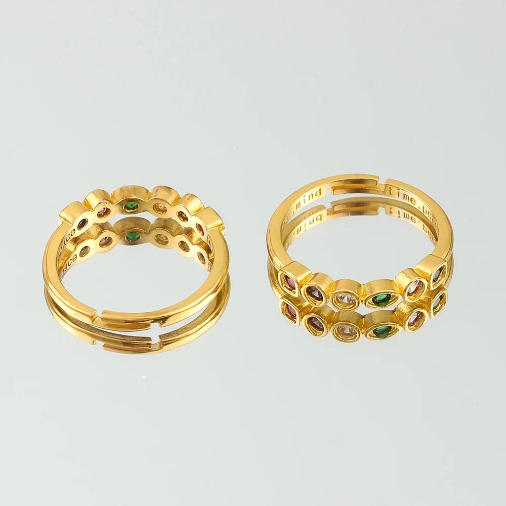 Marvel Avengers Thanos 인피니티 스톤 링 크리 에이 티브 크리스탈 골드 컬러 인피니티 스톤 링, 슈퍼 히어로 ...