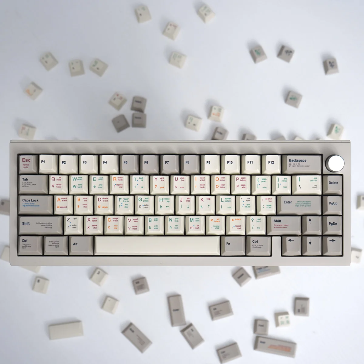 Retro-programmer-143-key-mechanical-keyboard-keycap-PBT-sublimation ...