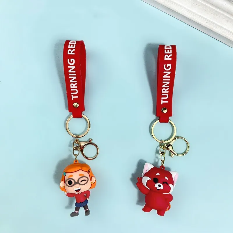 Creative-cartoon-youth-metamorphosis-keychain-cute-beauty-red-bear-key ...