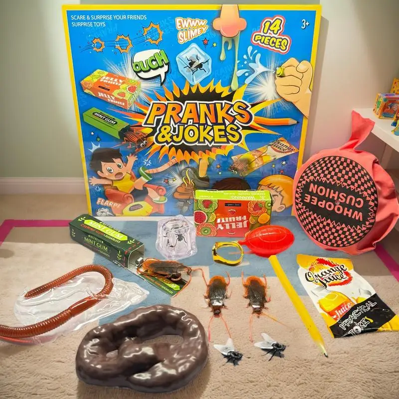 Prank Kit Pranks Pack and Joke Toys Box Set April Fools Prank Stuff ...