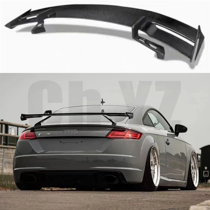 For-Audi-Tt-Tts-Ttrs-R8-MK3-Mk2-Spoiler-High-Quality-Forged-Carbon ...