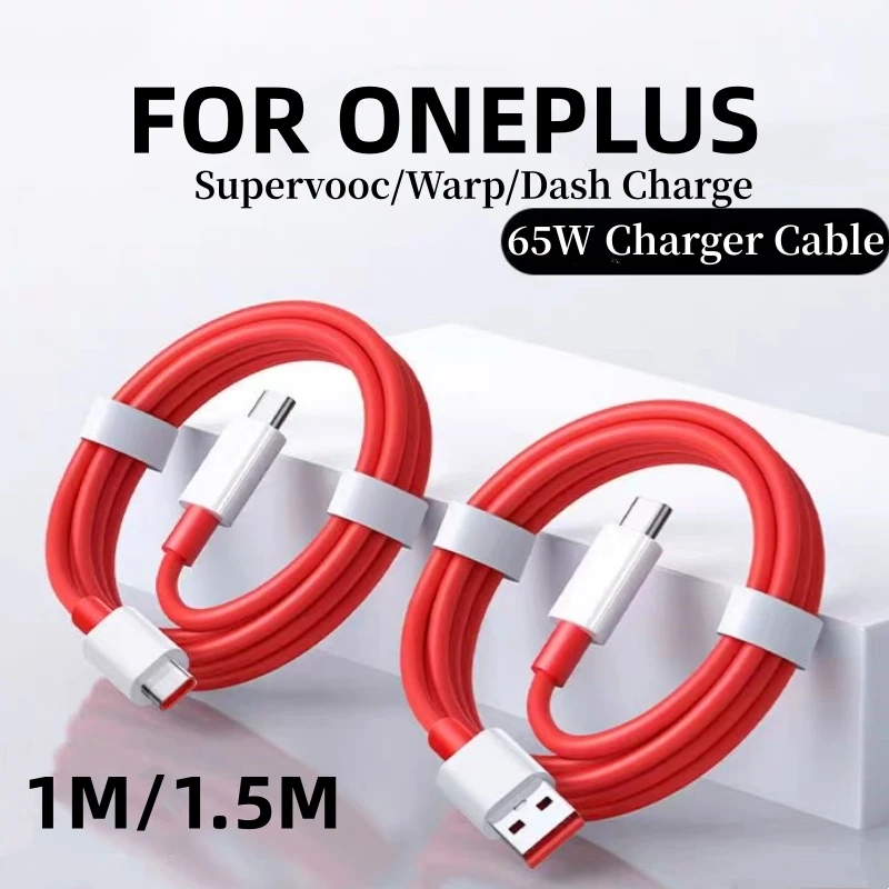 Original Fast Charging USB Type C Cable For Oneplus 30W 65W 67W 80W ...