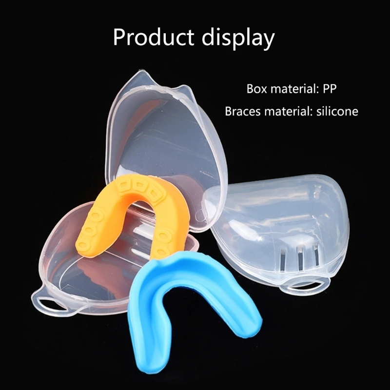 Adult-Silicone-Mouthguard-Sports-Mouth-Guard-Teeth-Brace-Protector-Gum ...