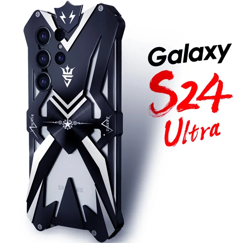 Powerful-Shockproof-Metal-Armor-Case-For-Samsung-S24-Ultra-S24-Plus-S23 ...