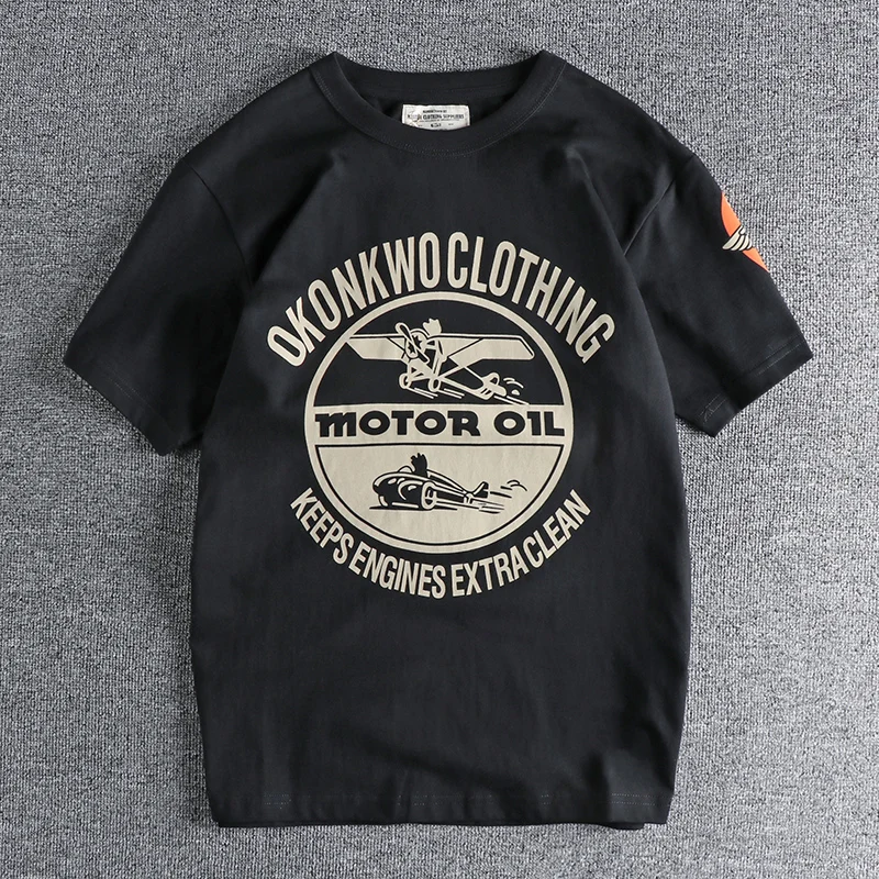 Ver-o-novo-americano-retro-curto-mangas-compridas-o-pesco-o-carta ...