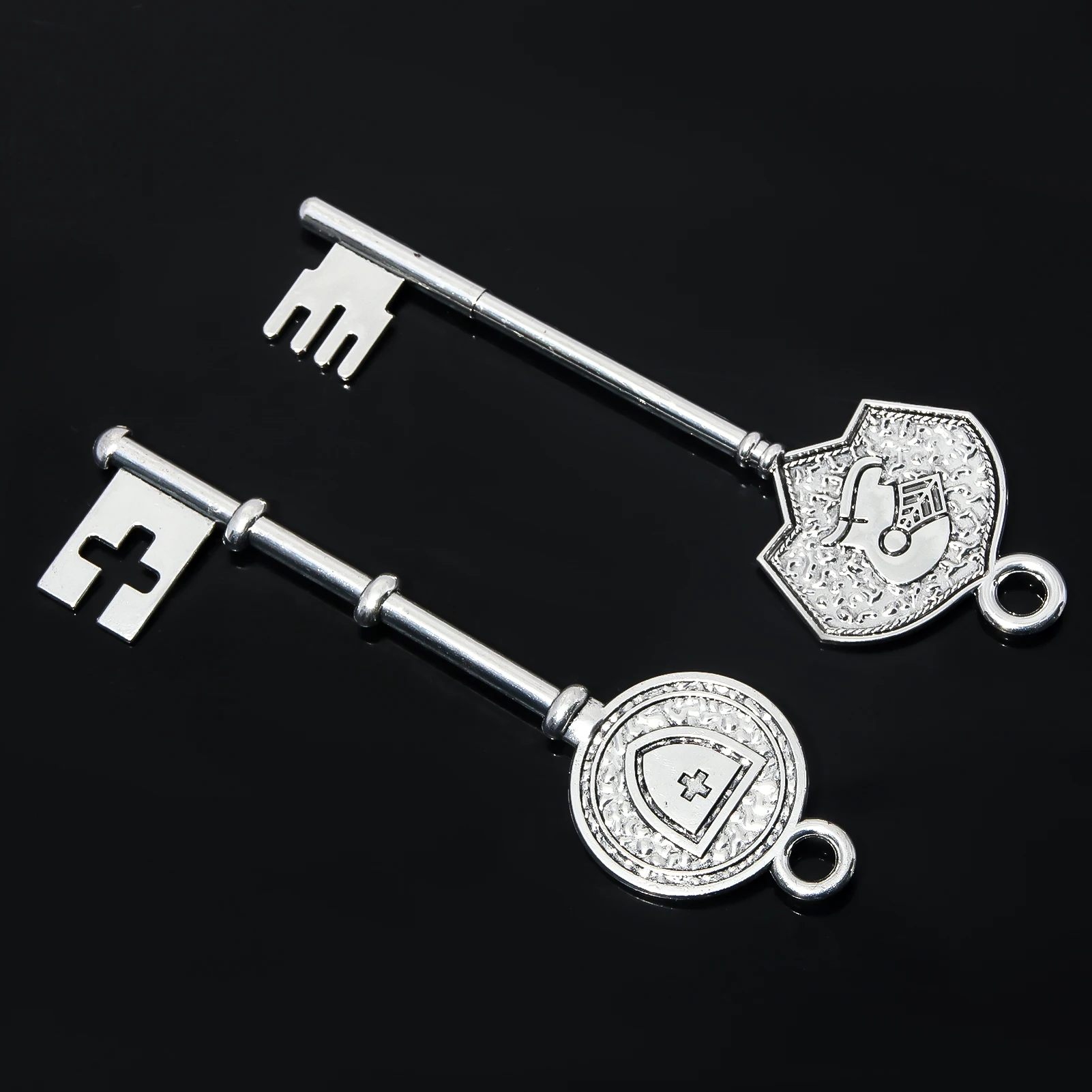 Game-Peripheral-Resident-Evil-keychain-Soldier-Shield-Vintage-Keyring ...