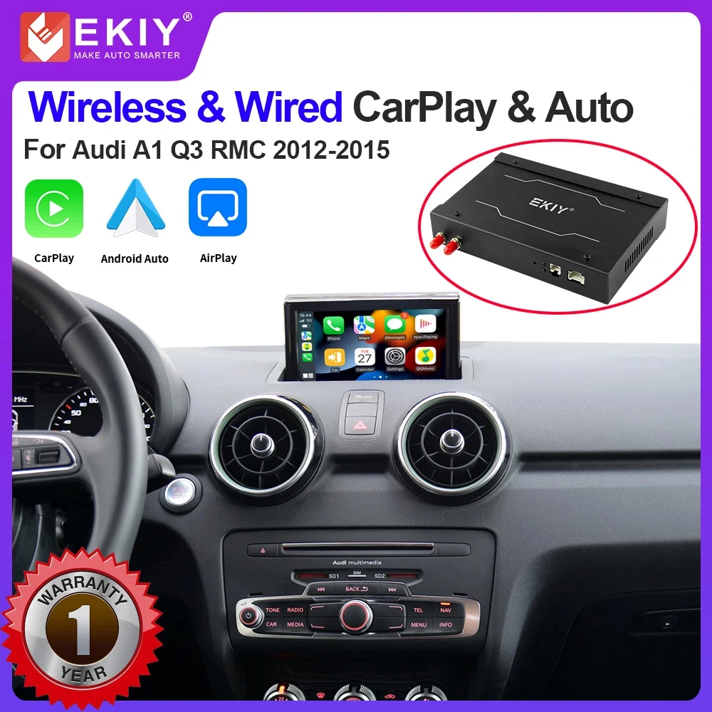 EKIY-Interfaz-inal-mbrica-CarPlay-para-Audi-sistema-RMC-con-Mirror-Link ...