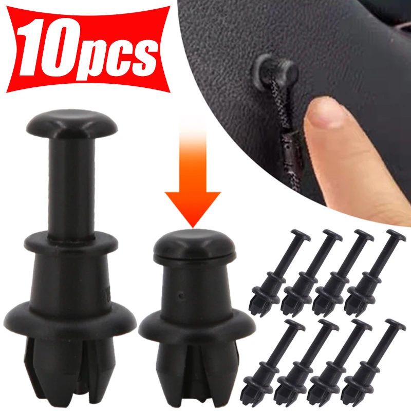 1-10pcs Boot Trunk Parcel Shelf Strap String Clips Tray String Hanger ...