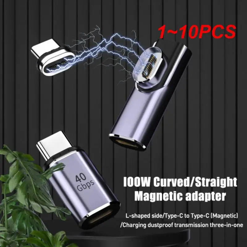 1-10PCS-Upgraded-USB4-0-Magnetic-Adapter-40Gbps-USB-C-Male-to-Female-PD ...