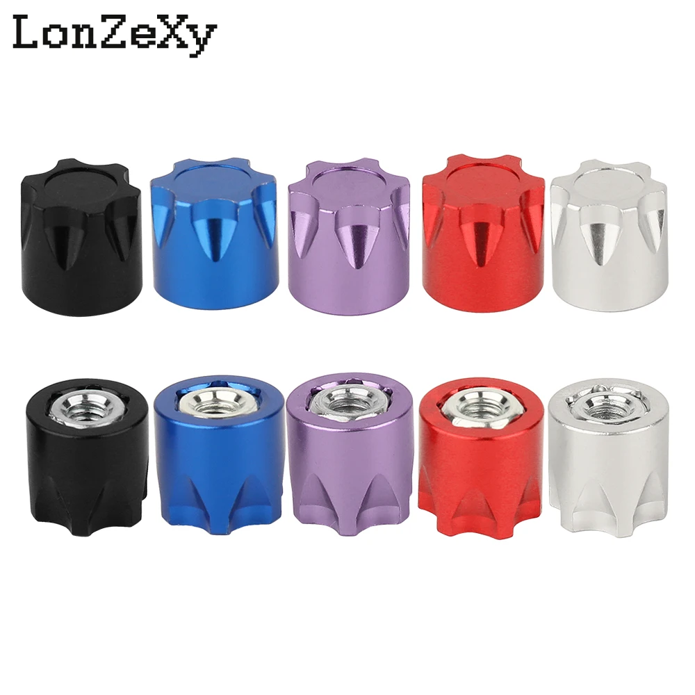 4/10PCS Aluminium Wheel Rim Center Cap M4 Nut for 1/10 RC Crawler TRX4 ...