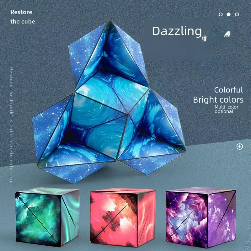 3D-Geometric-Magnetic-Puzzle-Cube-Educational-Night-Market-Stall-Stress ...