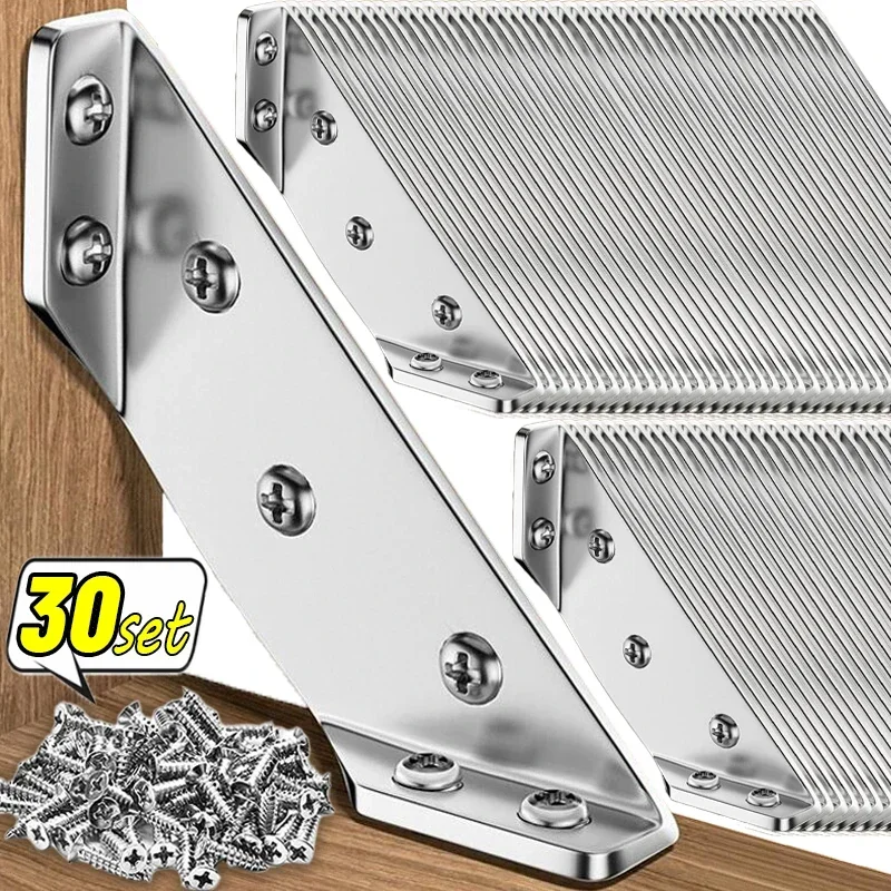 Stainless-Steel-Furniture-Corner-Brackets-with-Screw-Universal-Corner ...