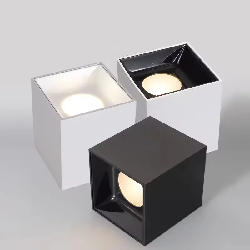 LED square downlight minimalist living room bedroom ceiling light anti ...