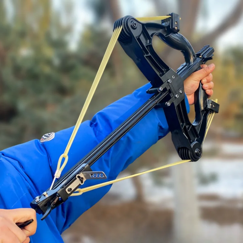 60LBS-Slingshot-Laser-All-metal-Powershot-Hunting-Steel-Ball-Slingshot ...