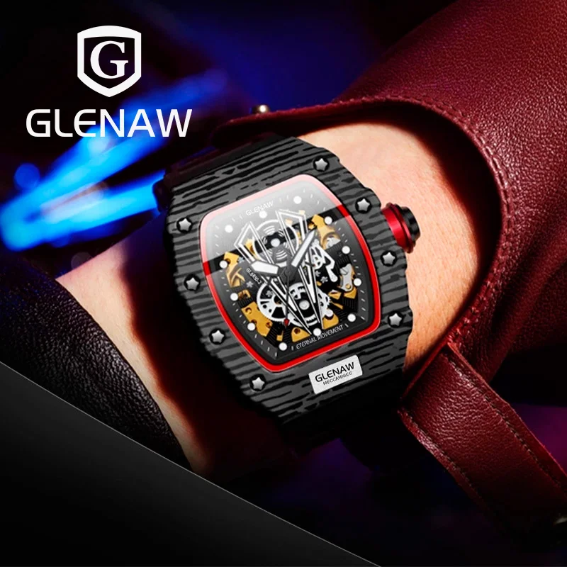 GLENAW New Men's Watches 2023 Top Brand Luxury Men Mechanical ...