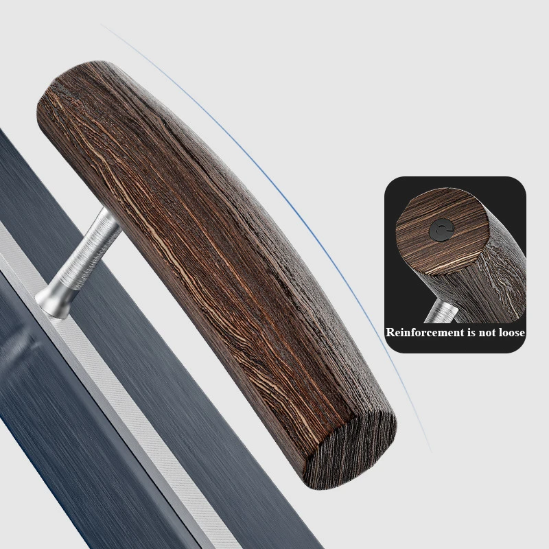 0.5mm SK5 Blue Steel Finishing Trowel | Wenge Wood Handle & L-Shank ...