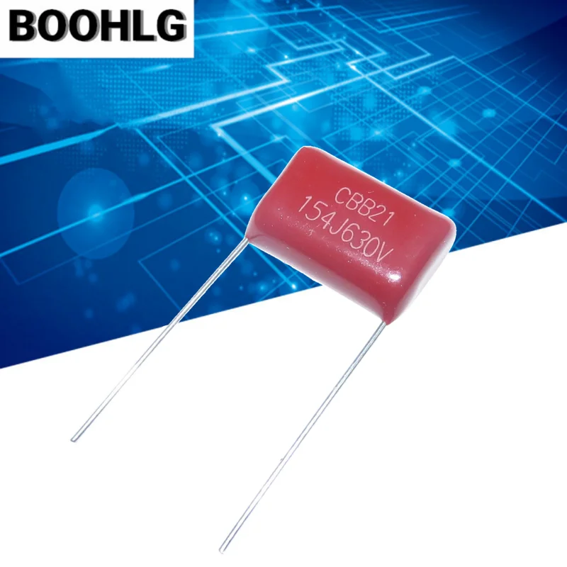 20pcs-CBB-154-630V-154J-630V-0-15uF-150nF-P15-CBB22-Metallized ...