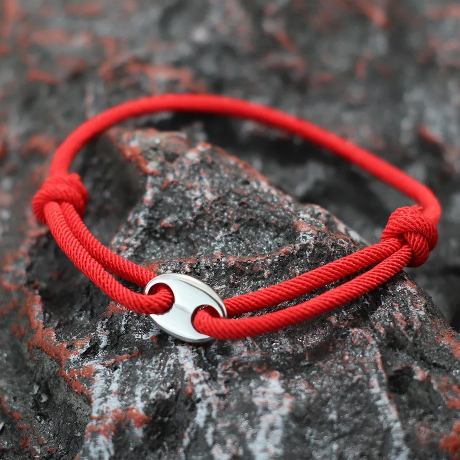 Bracelet-cordes-rouges-unique-pour-hommes-ULronde-nautique-r-glable ...