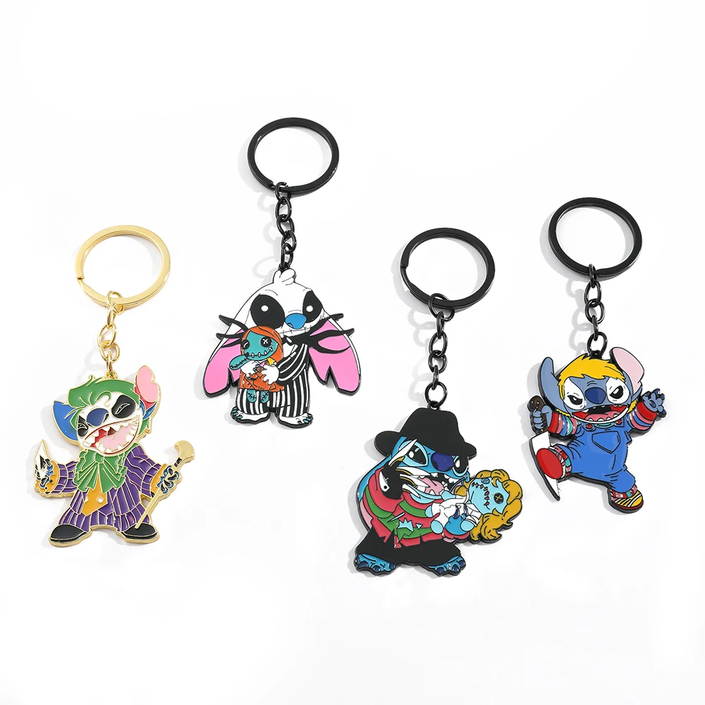 Disney-Cartoon-Figure-Stitch-Keychain-Anime-Lilo-and-Stitch-Peripherals ...