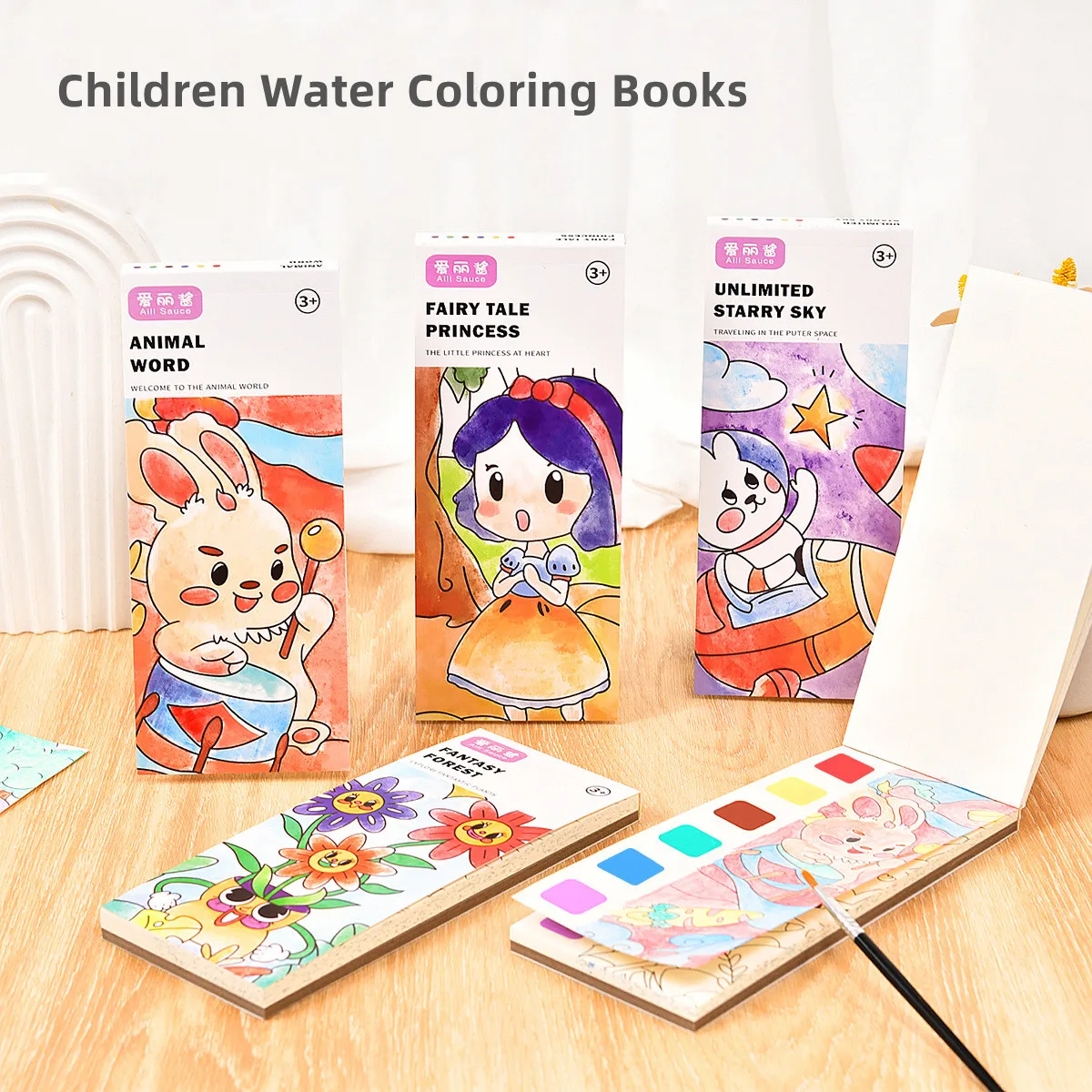 Children-Portable-Watercolor-Painting-Book-Sets-Kids-Creative-Water ...