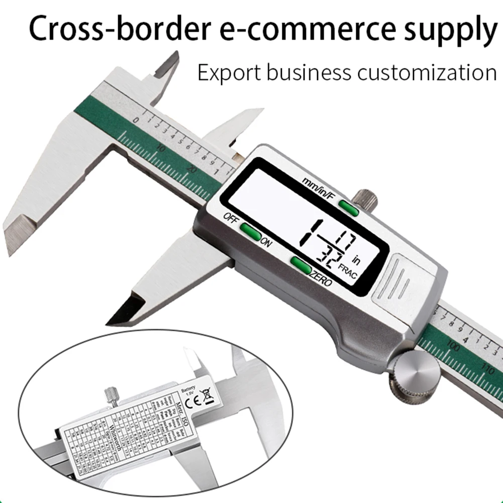ET50-150mm-Digital-Caliper-Stainless-Steel-Fraction-MM-Inch-0-01mm-High ...