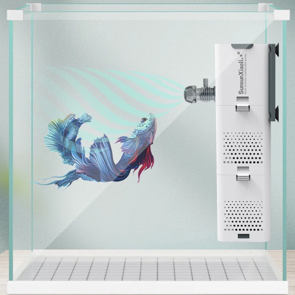 3 in 1 Aquarium Filter Fish Tank Filter For aquarium Air Pump Air ...