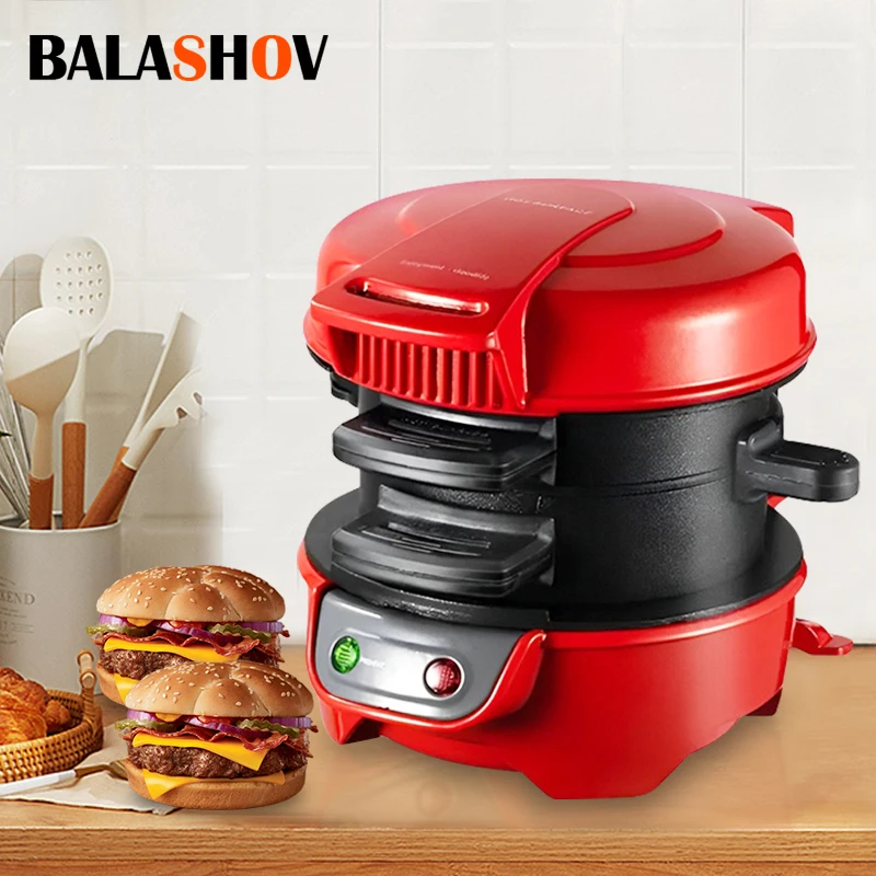 Electric-Burger-Sandwich-Maker-Machine-Hamburg-Sandwich-Maker-With-Egg ...