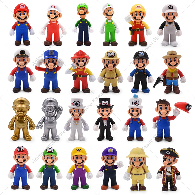 5-inch-Anime-Super-Mario-Series-Action-Figure-Luigi-Mario-Bros-Cosplay ...