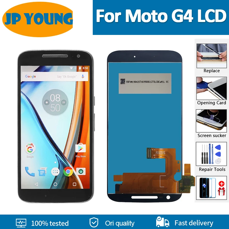 5.5 "lcd original para motorola moto g4 display lcd xt1620 xt1621 xt1622 xt1625 xt1626 montagem ...